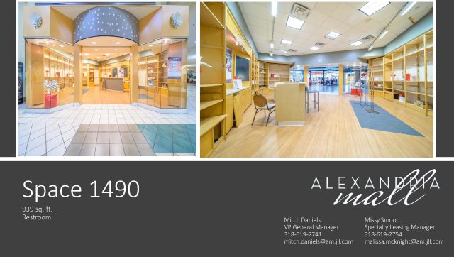 Alexandria Mall Available Space
